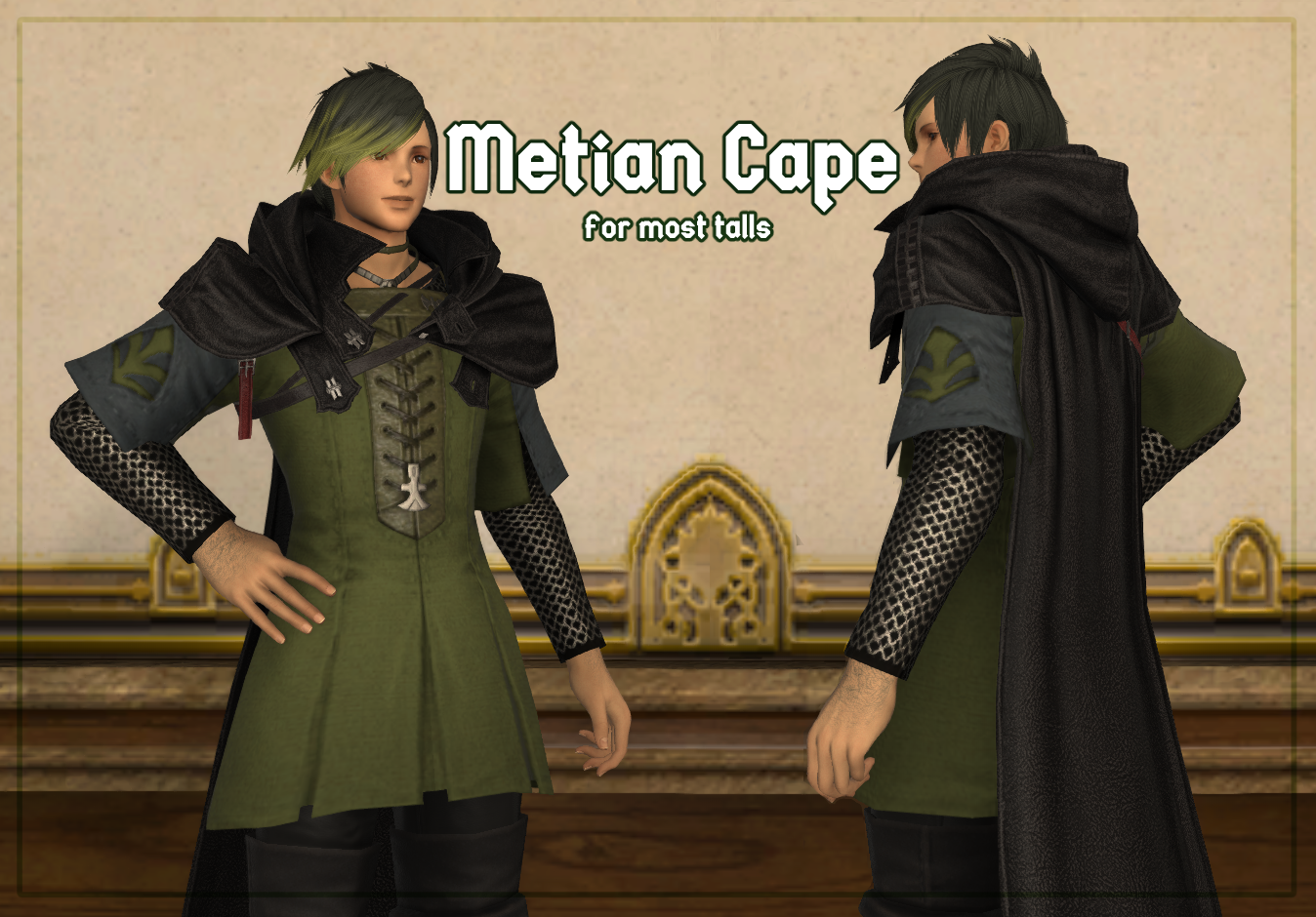 Metian Cape - The Glamour Dresser : Final Fantasy XIV Mods and More