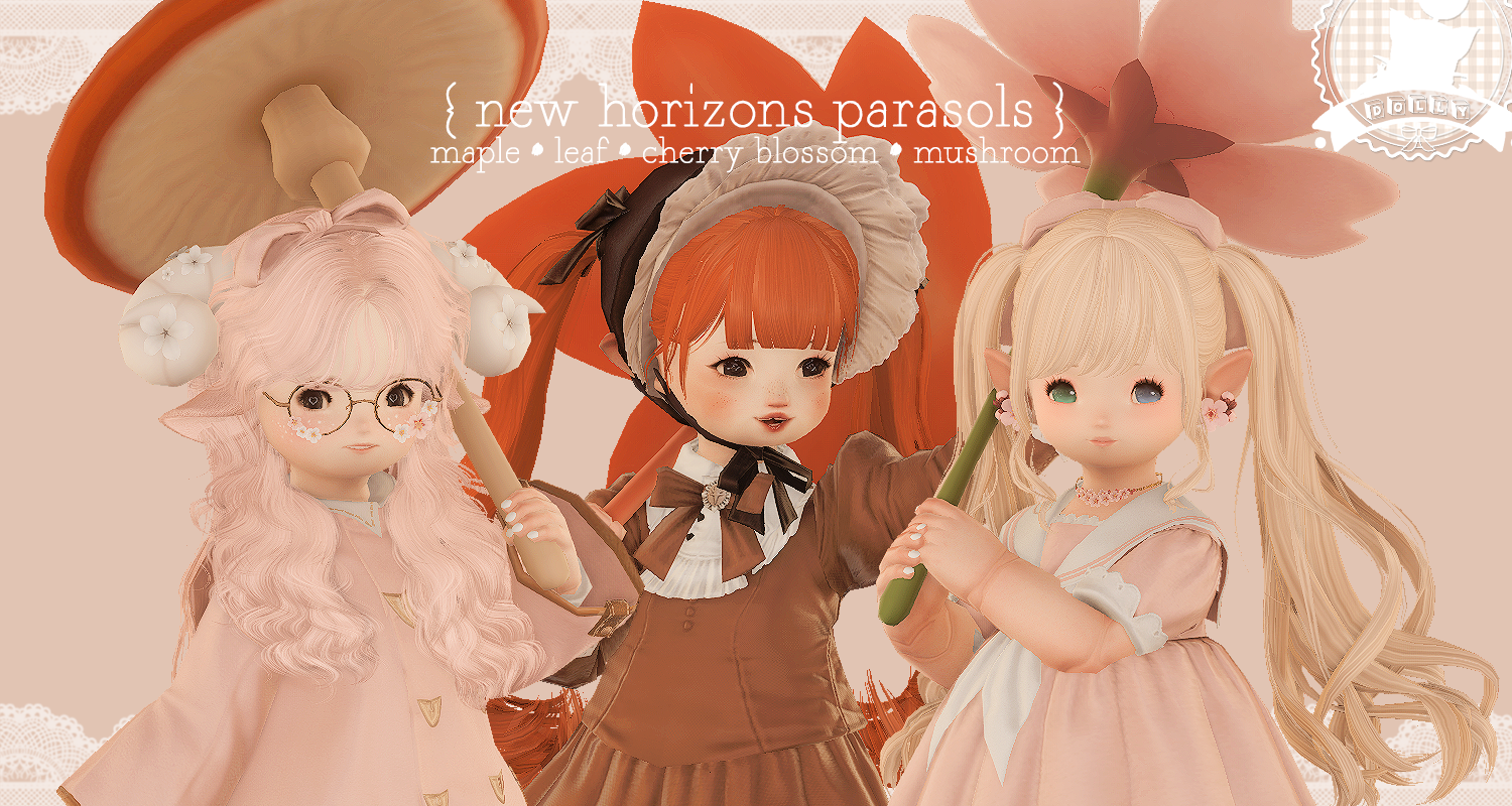 [dolly] new horizons parasols ☂ - The Glamour Dresser : Final Fantasy ...