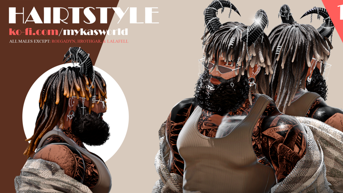 Mykas Afro - The Glamour Dresser : Final Fantasy XIV Mods and More