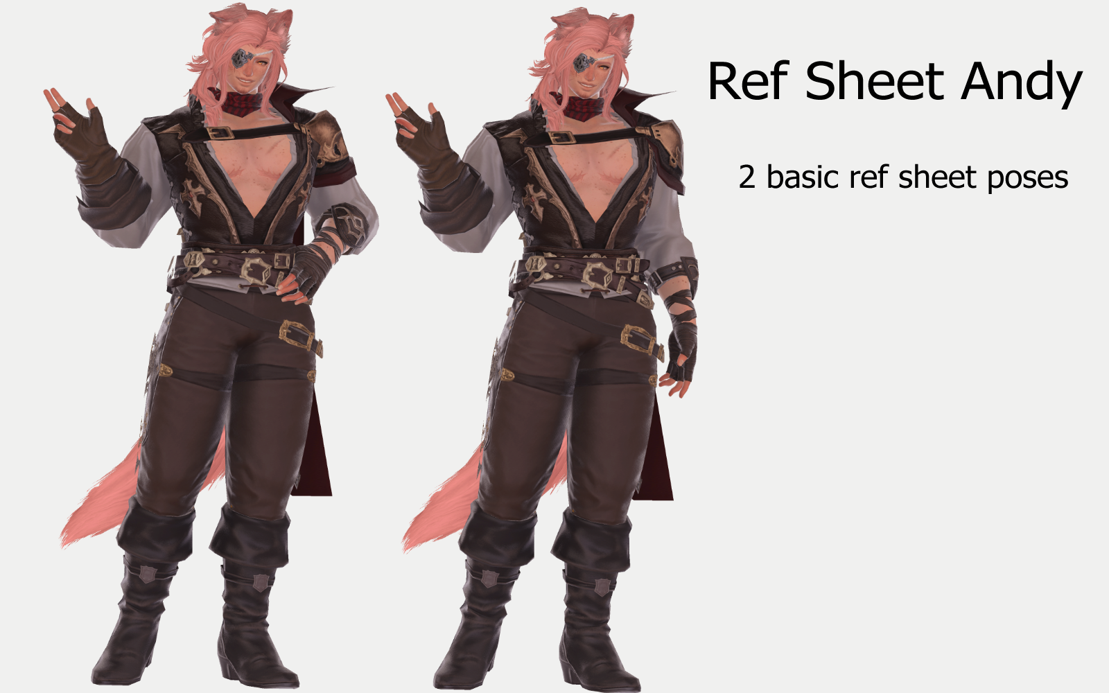 Ref Sheet Andy – The Glamour Dresser