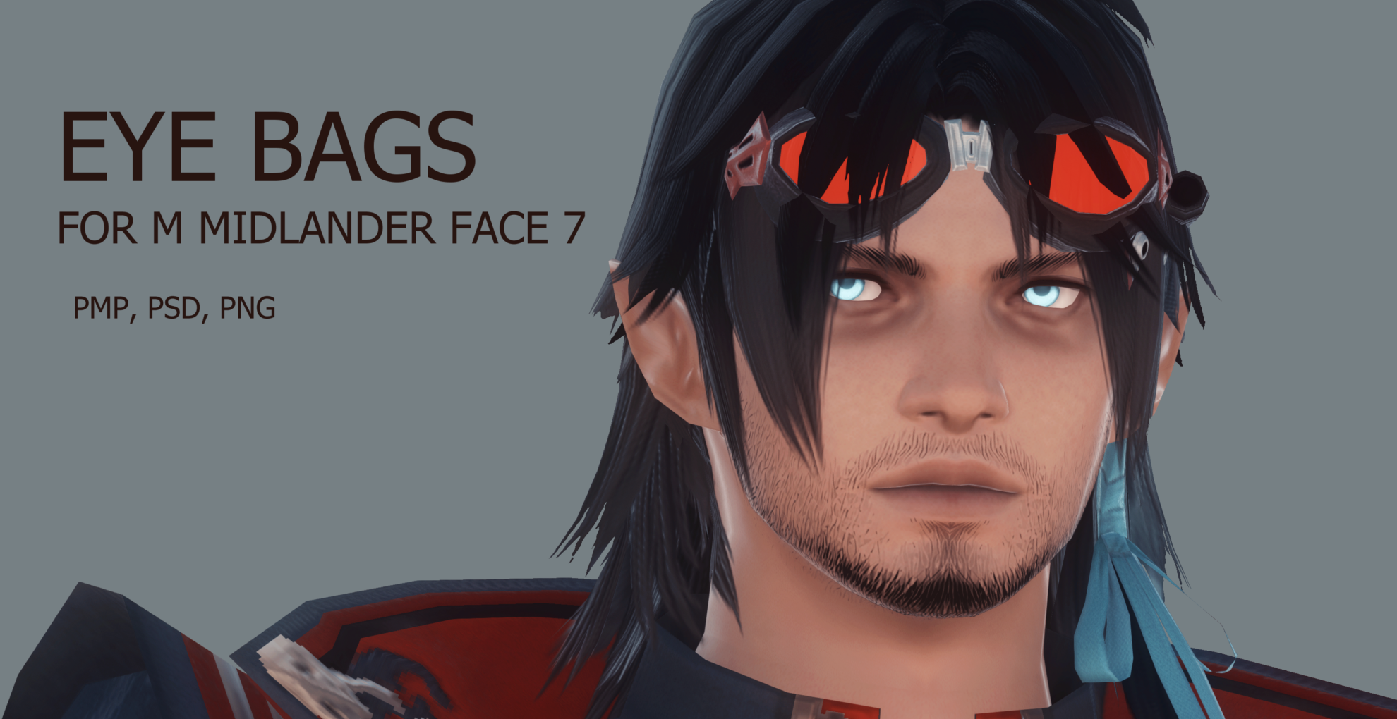 Eye Bags for M Midlander Face 7 - The Glamour Dresser : Final Fantasy ...