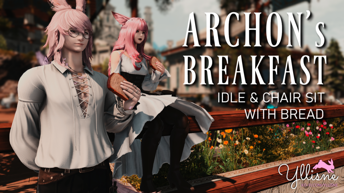 Archon's Breakfast - eating bread idle & sit - The Glamour Dresser ...