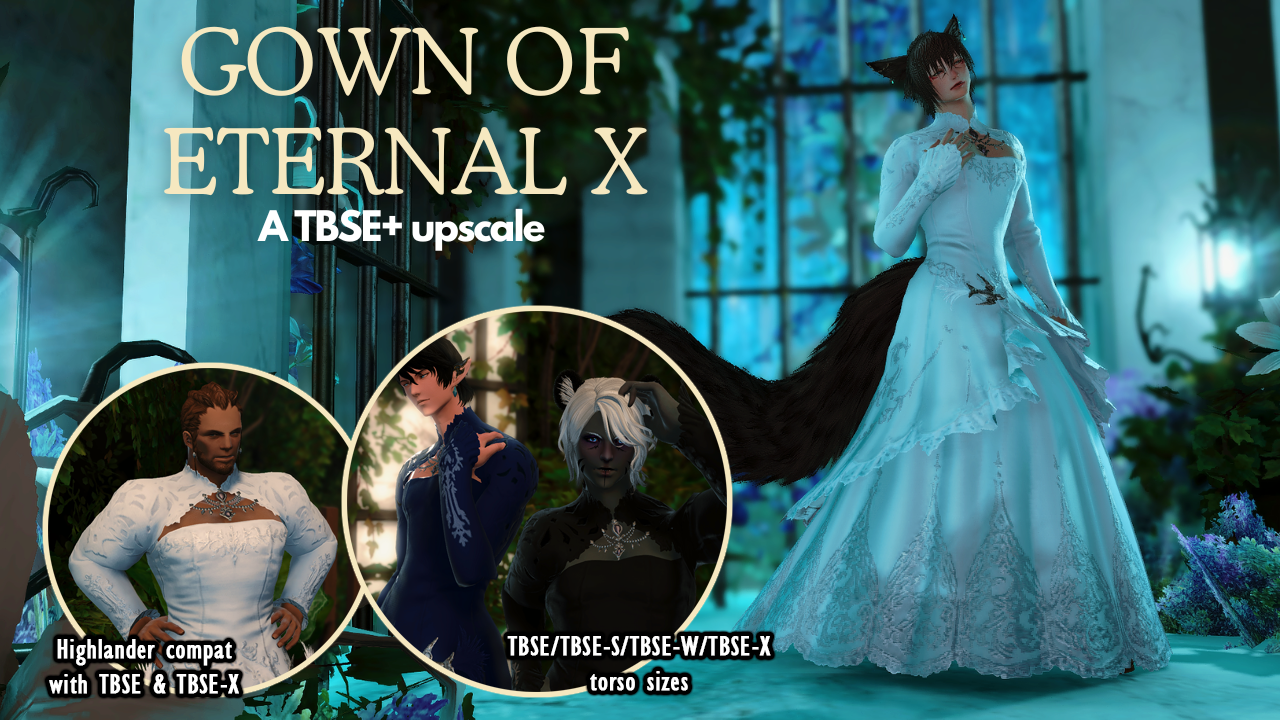 [FP] Gown of Eternal X - TBSE+ - The Glamour Dresser : Final Fantasy ...