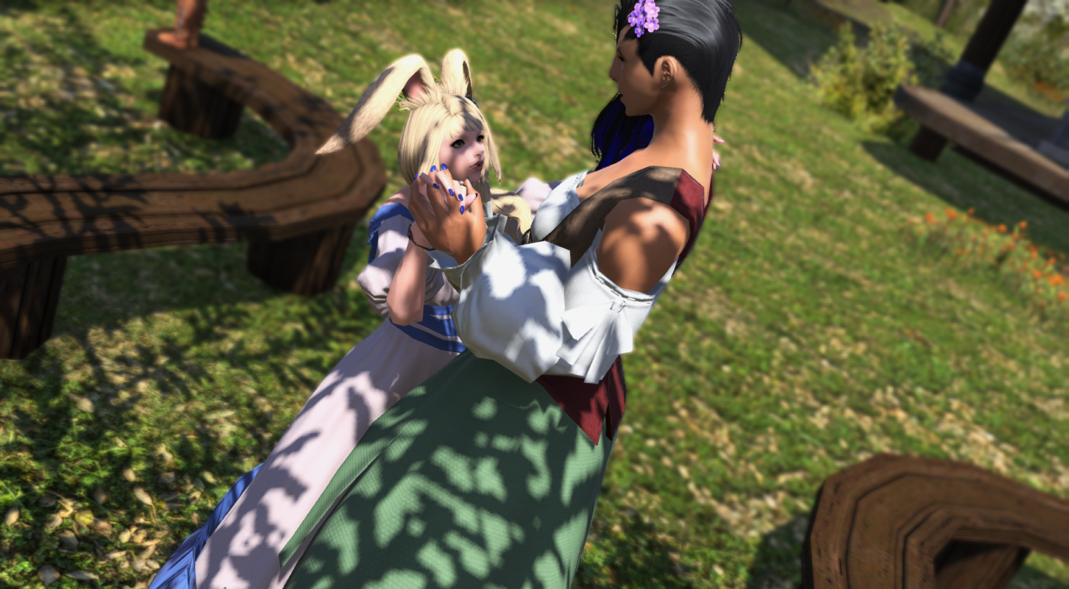 Impromptu Dance- Roe/Viera Couple Pose - The Glamour Dresser : Final ...