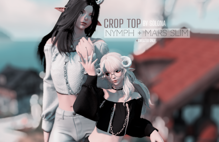 Crop Top by Solona [Nymph + Mars Slim][DT] - The Glamour Dresser