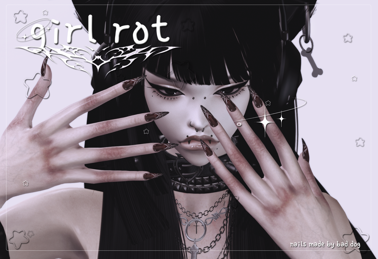 girl rot nails - The Glamour Dresser : Final Fantasy XIV Mods and More