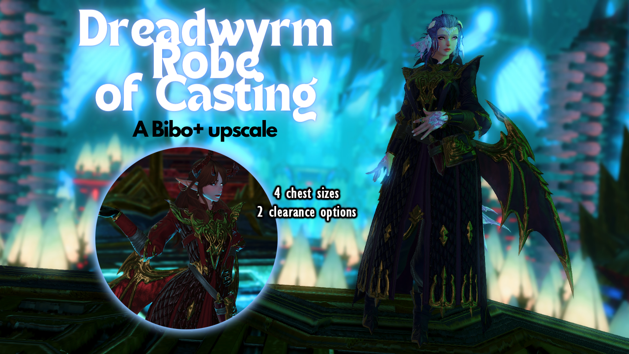 [FP] Dreadwyrm Robe of Casting - Bibo+ - The Glamour Dresser : Final ...