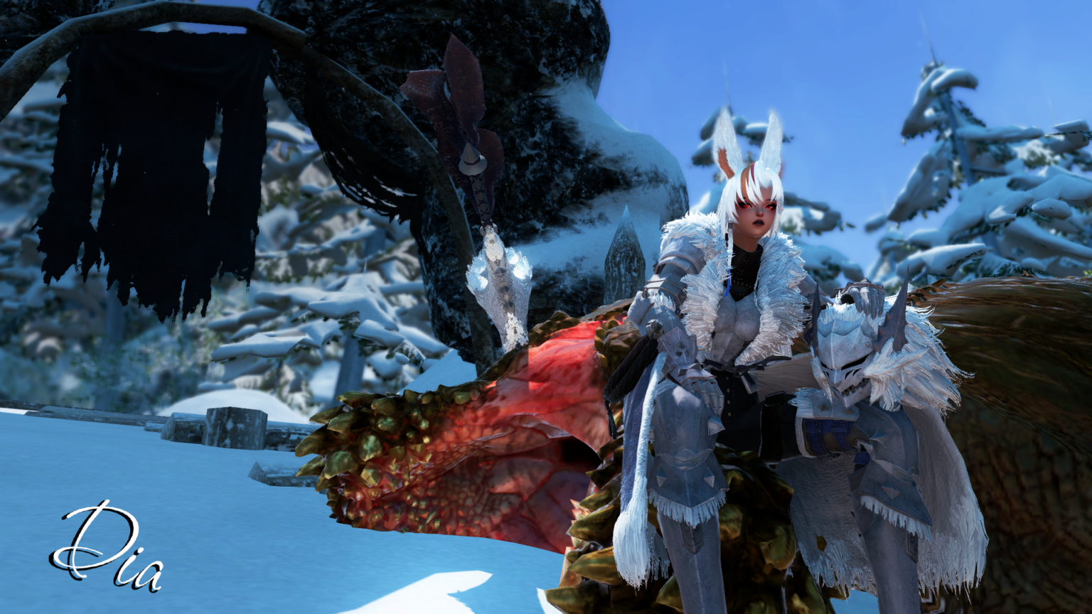 MHW - Frostfang - The Glamour Dresser : Final Fantasy XIV Mods and More