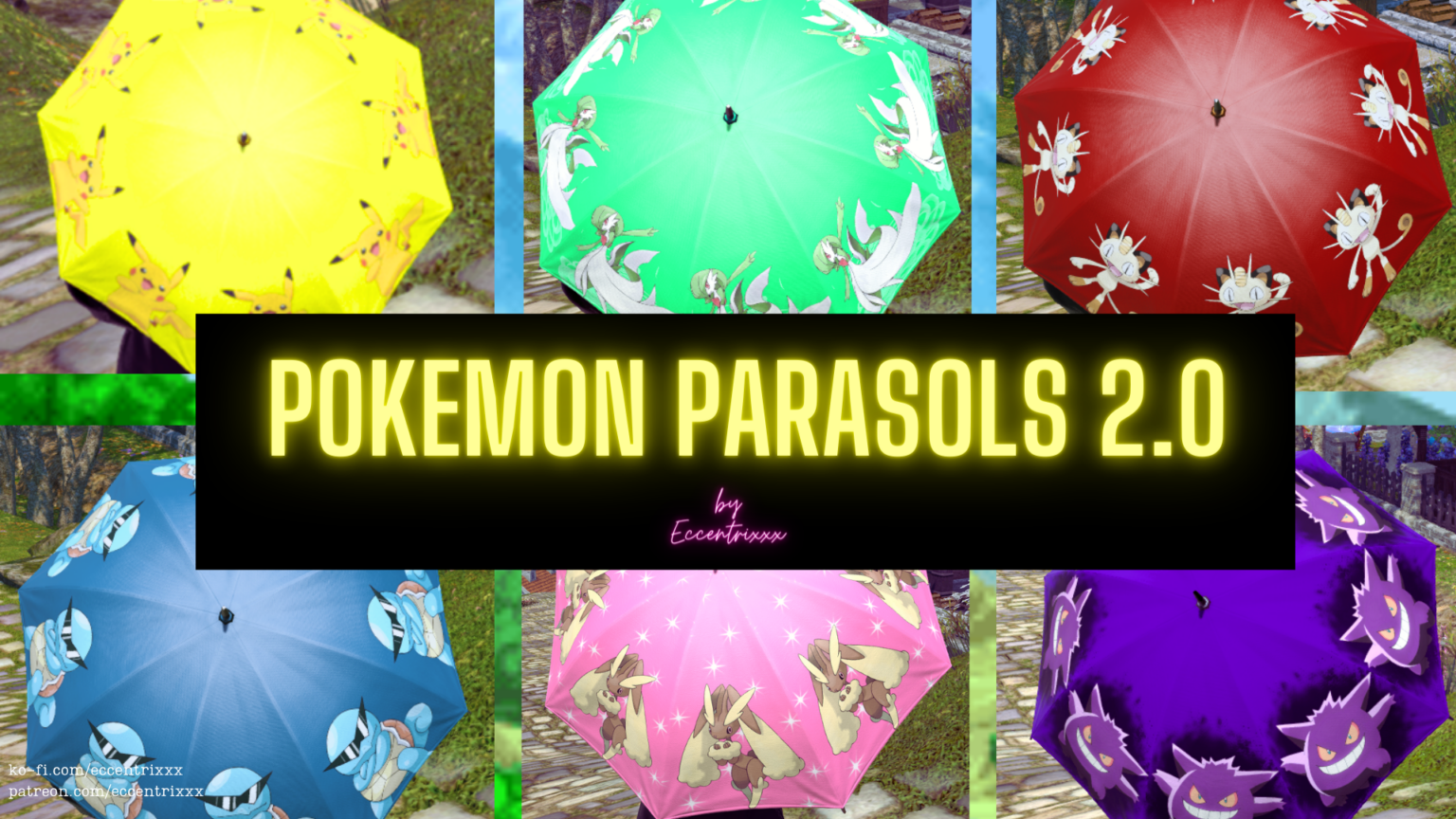 Pokémon Parasols 2.0⚡🔮 - The Glamour Dresser