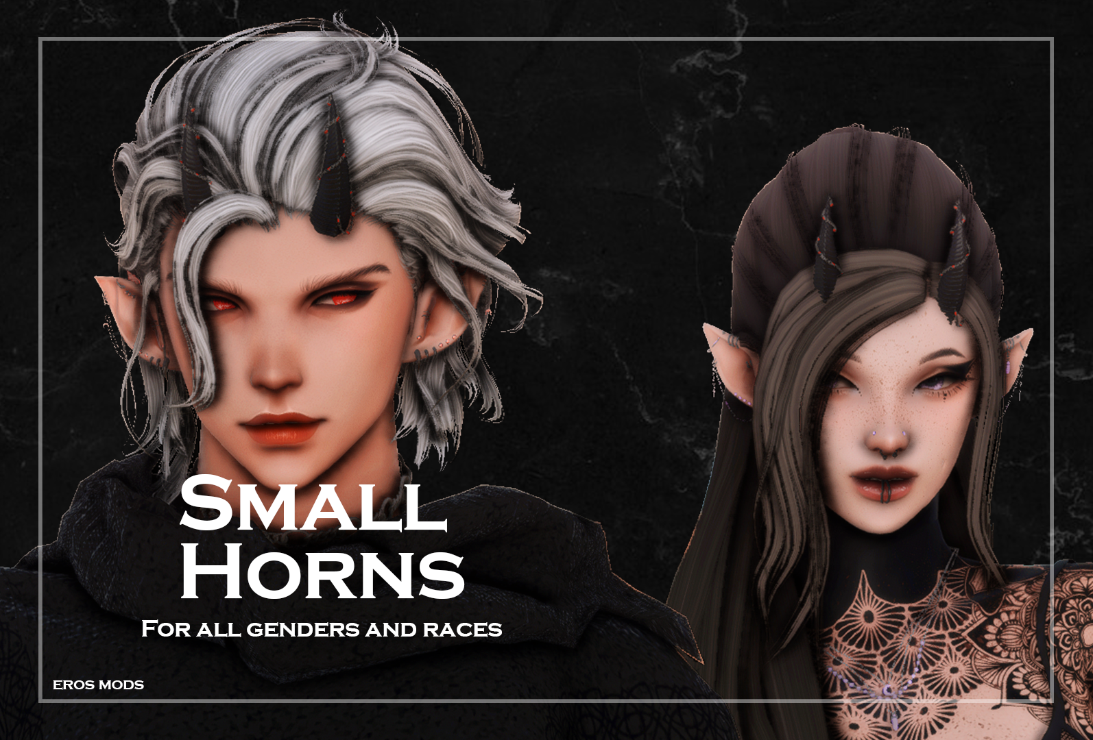 Small horns - The Glamour Dresser : Final Fantasy XIV Mods and More
