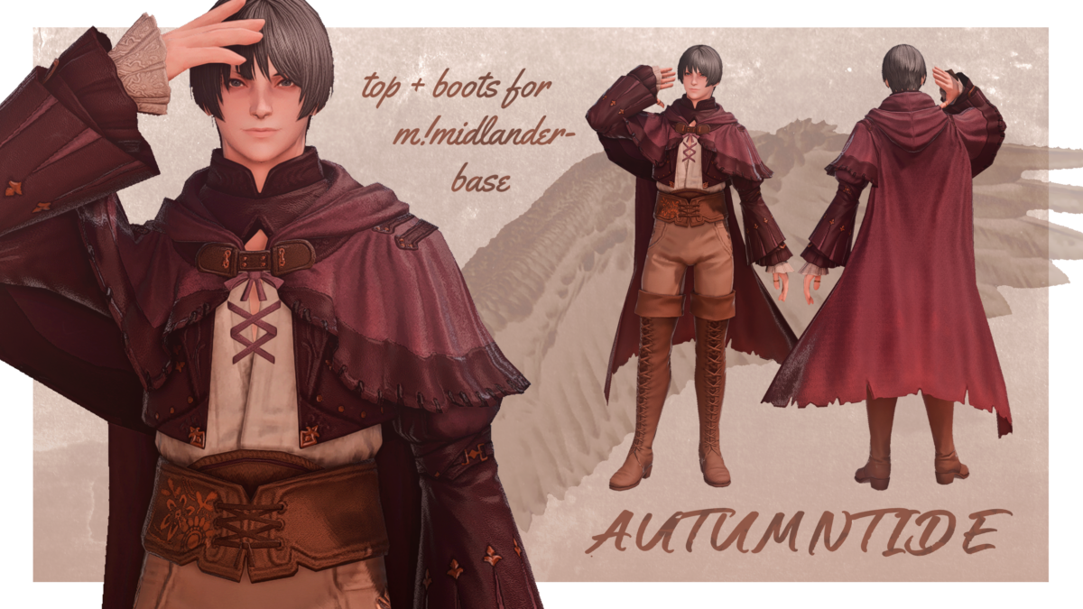 Autumntide (Mashup Set for M!Midlander) - The Glamour Dresser
