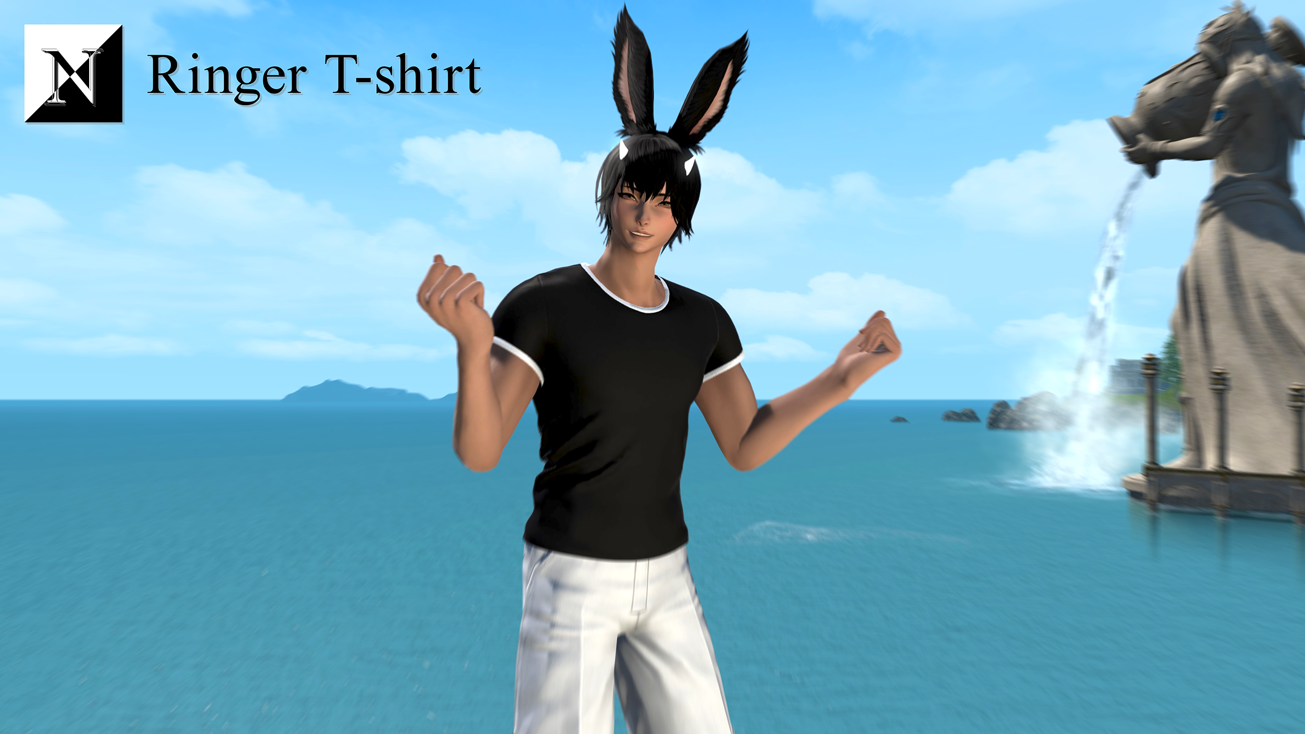 Ringer T-shirt - The Glamour Dresser : Final Fantasy XIV Mods and More