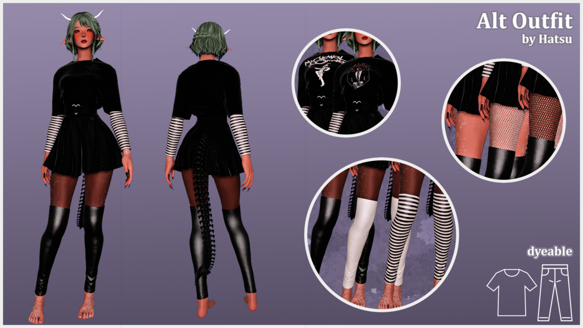 Alt Outfit [DT Updated] - The Glamour Dresser : Final Fantasy XIV Mods ...
