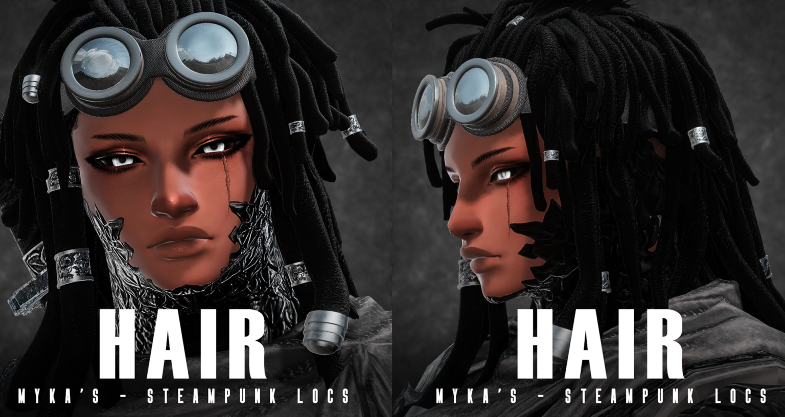 Myka’s - Steampunk Locs - The Glamour Dresser