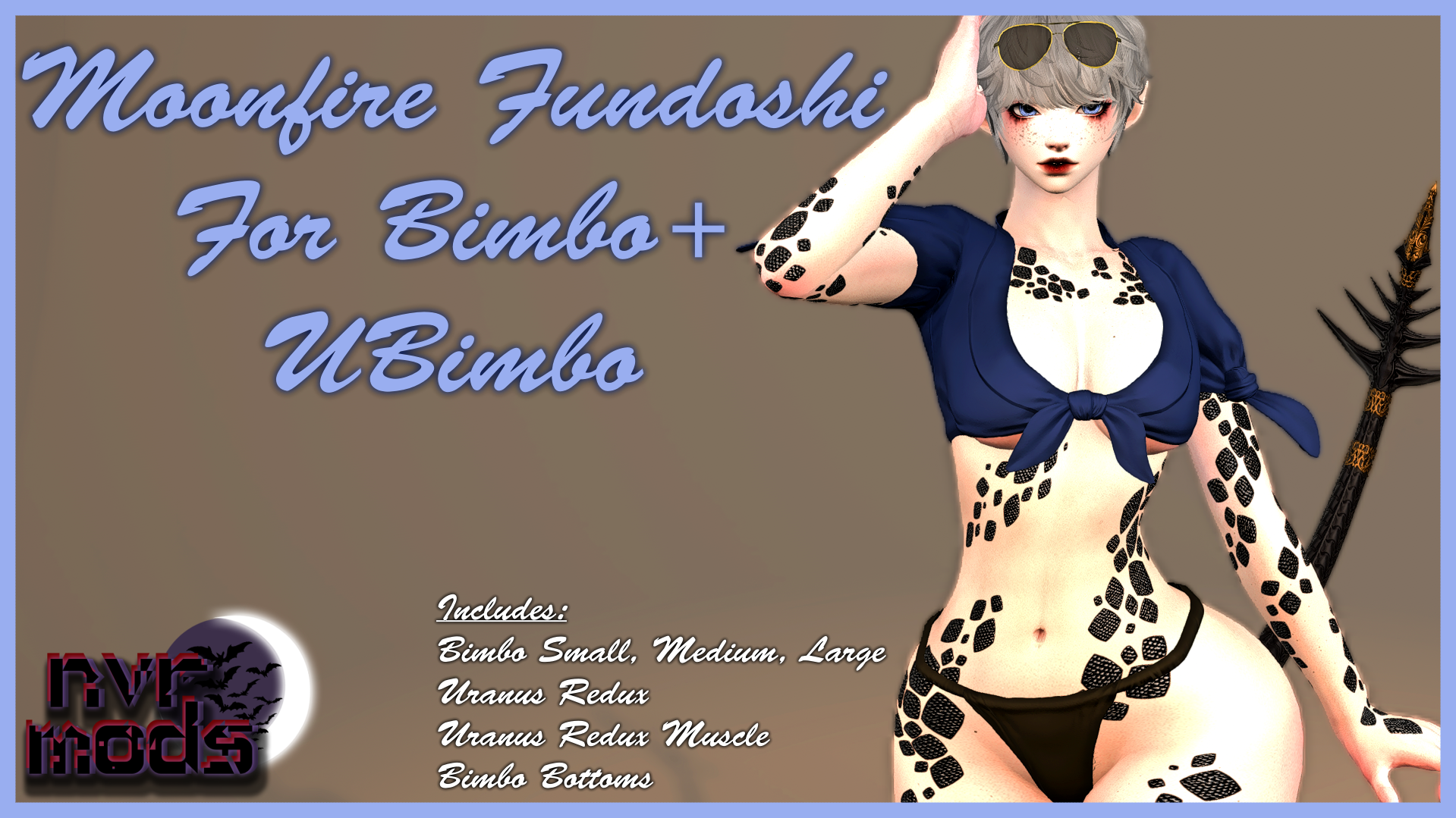 [nvr] Anno's Moonfire Fundoshi for Bimbo+ - The Glamour Dresser : Final Fantasy XIV Mods and More