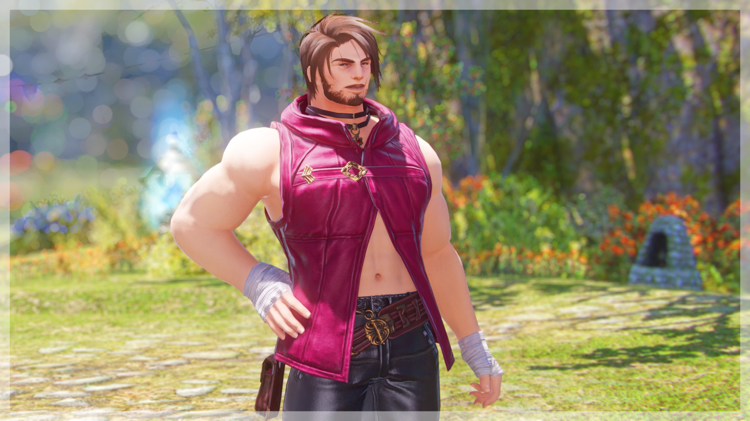 [Highlander TBSE X] Fireglass Leather Vest/Adventurer’s Hooded Vest ...