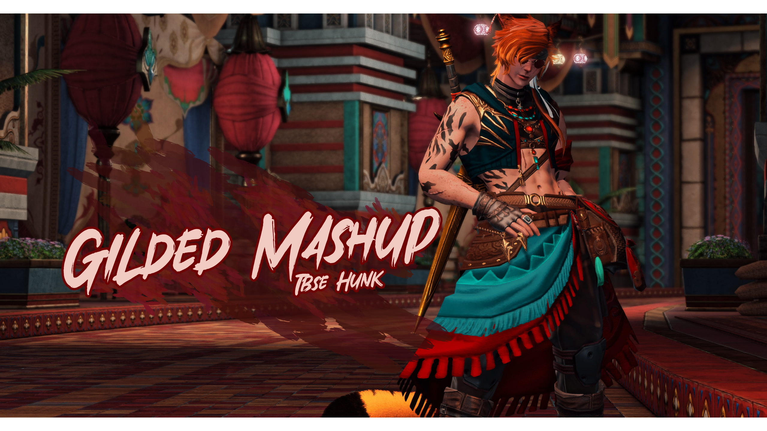 Gilded Mashup Hunk - The Glamour Dresser : Final Fantasy XIV Mods and More