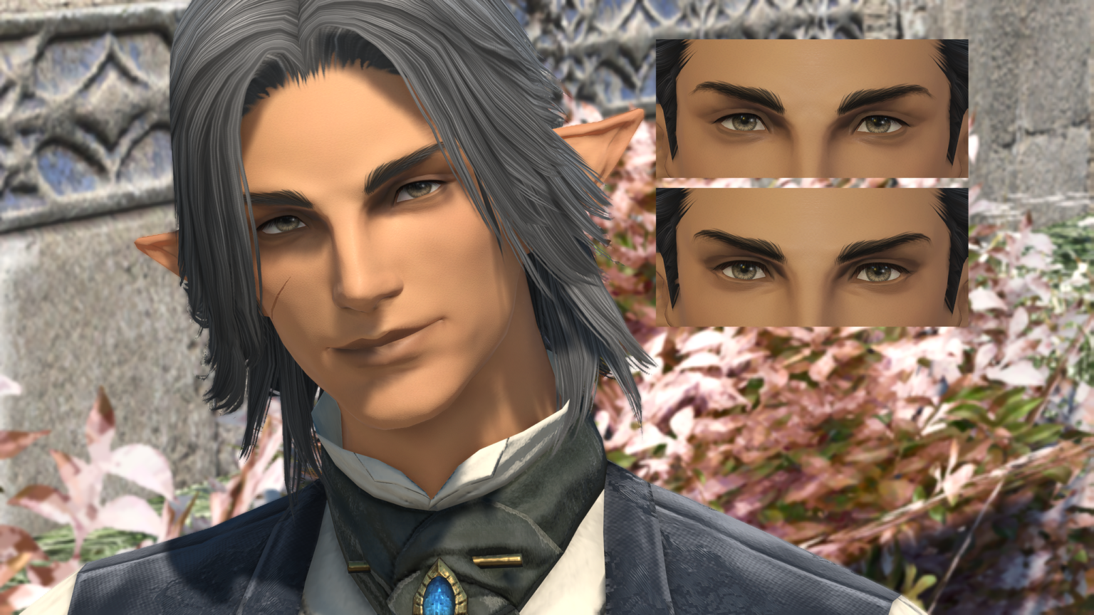 Thicker eyebrows for Elezen male face 1&2 - The Glamour Dresser : Final ...