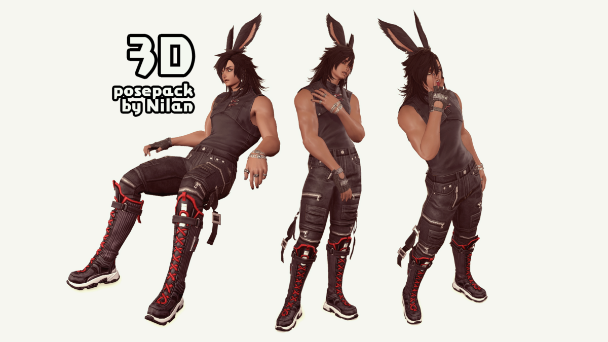 3D Pose Pack - The Glamour Dresser : Final Fantasy XIV Mods and More