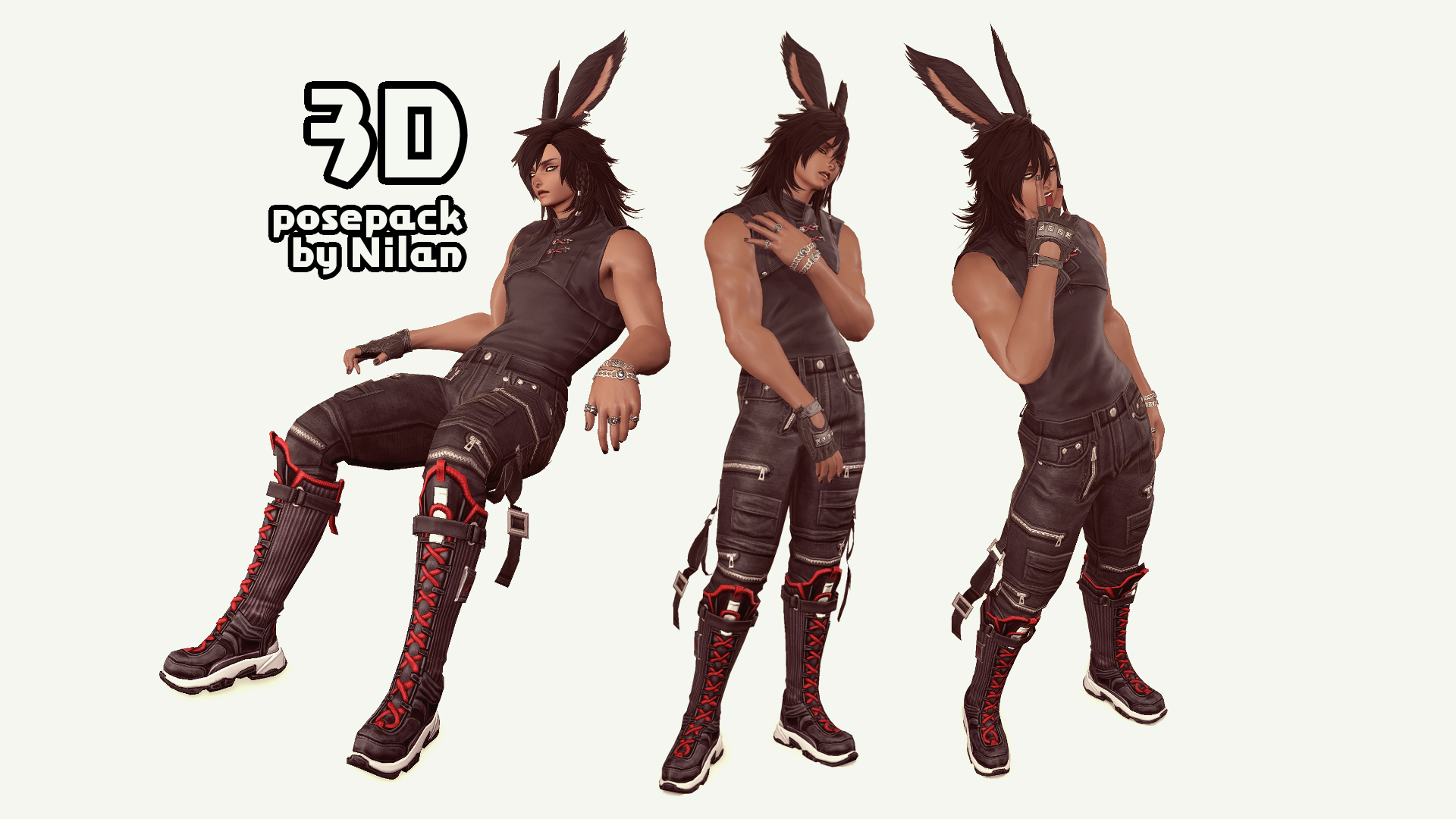 3D Pose Pack - The Glamour Dresser : Final Fantasy XIV Mods and More