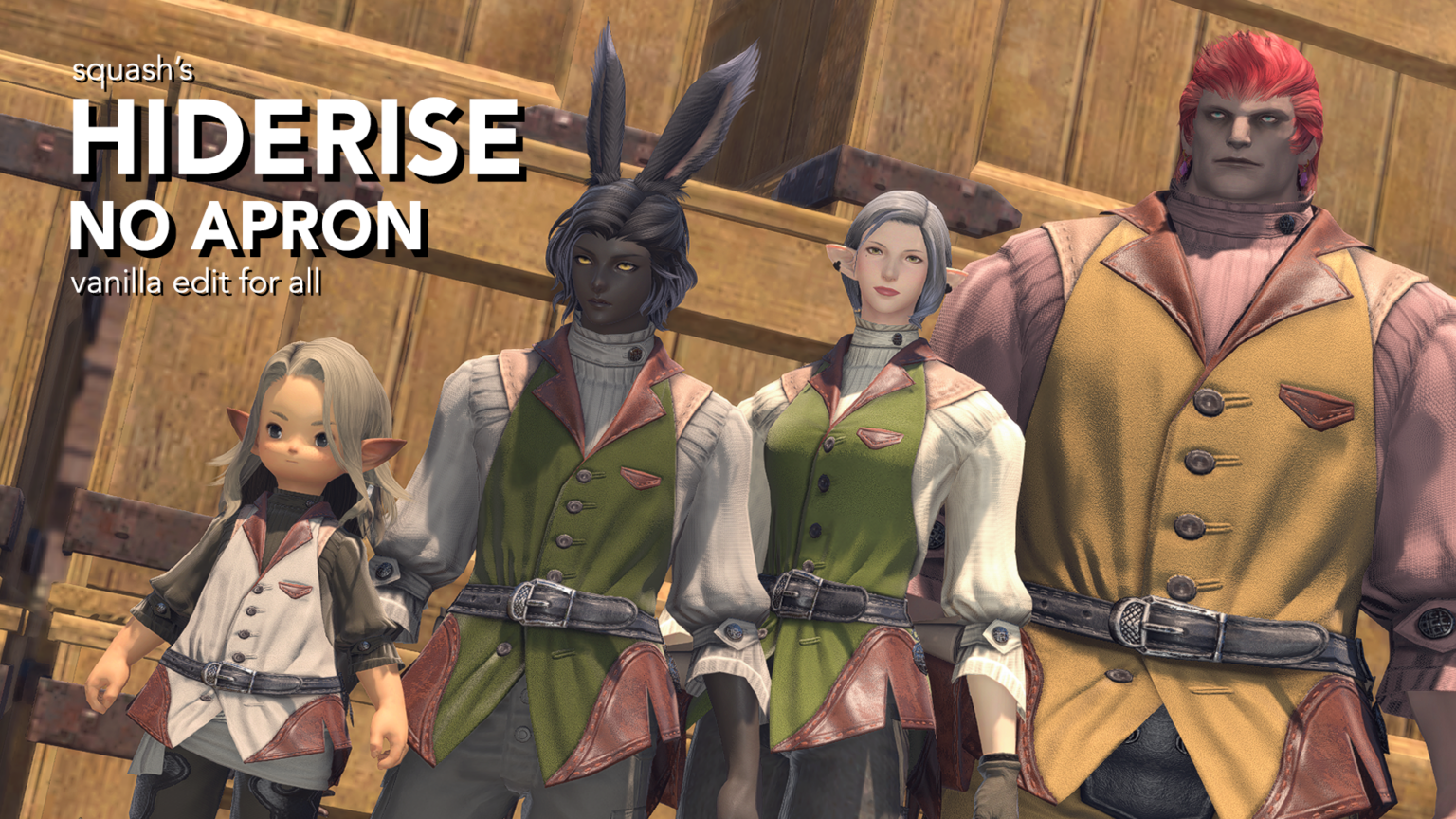 Hiderise - No Apron for All - The Glamour Dresser : Final Fantasy XIV ...