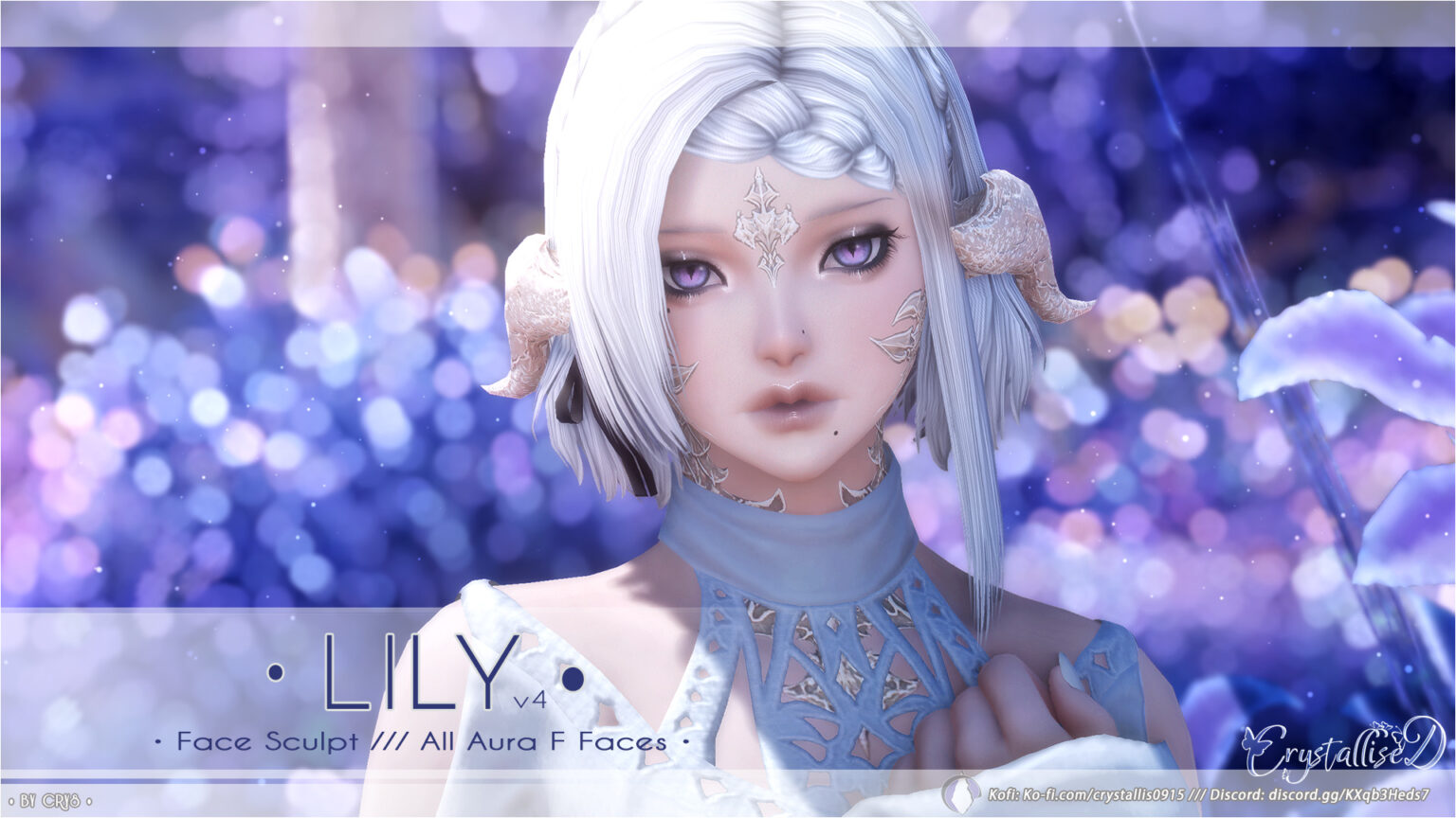 [°c°] Lily - Face Sculpt for All Aura Faces - The Glamour Dresser