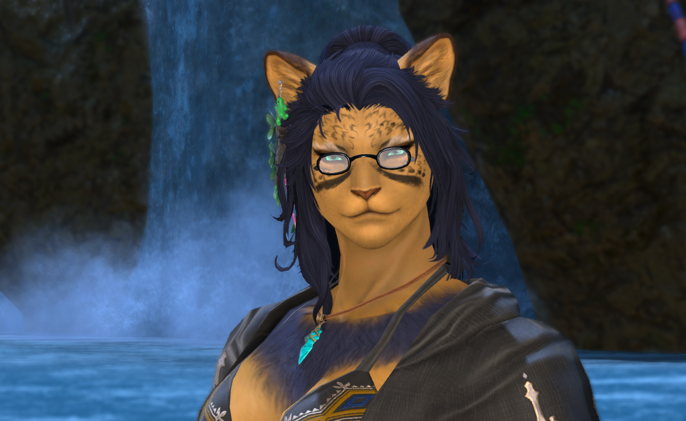 Hair 24 No curl for Femgar - The Glamour Dresser : Final Fantasy XIV ...