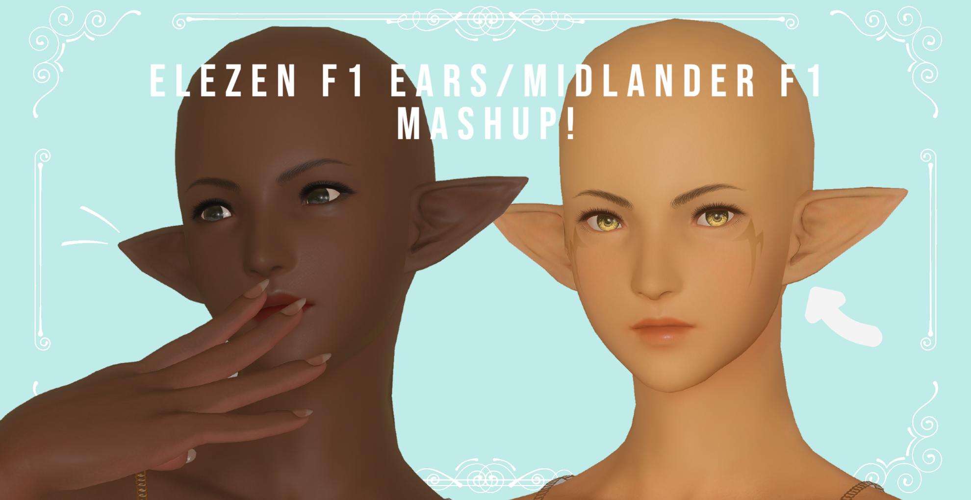 Elezen Ears for F1 Midlander - The Glamour Dresser : Final Fantasy XIV ...