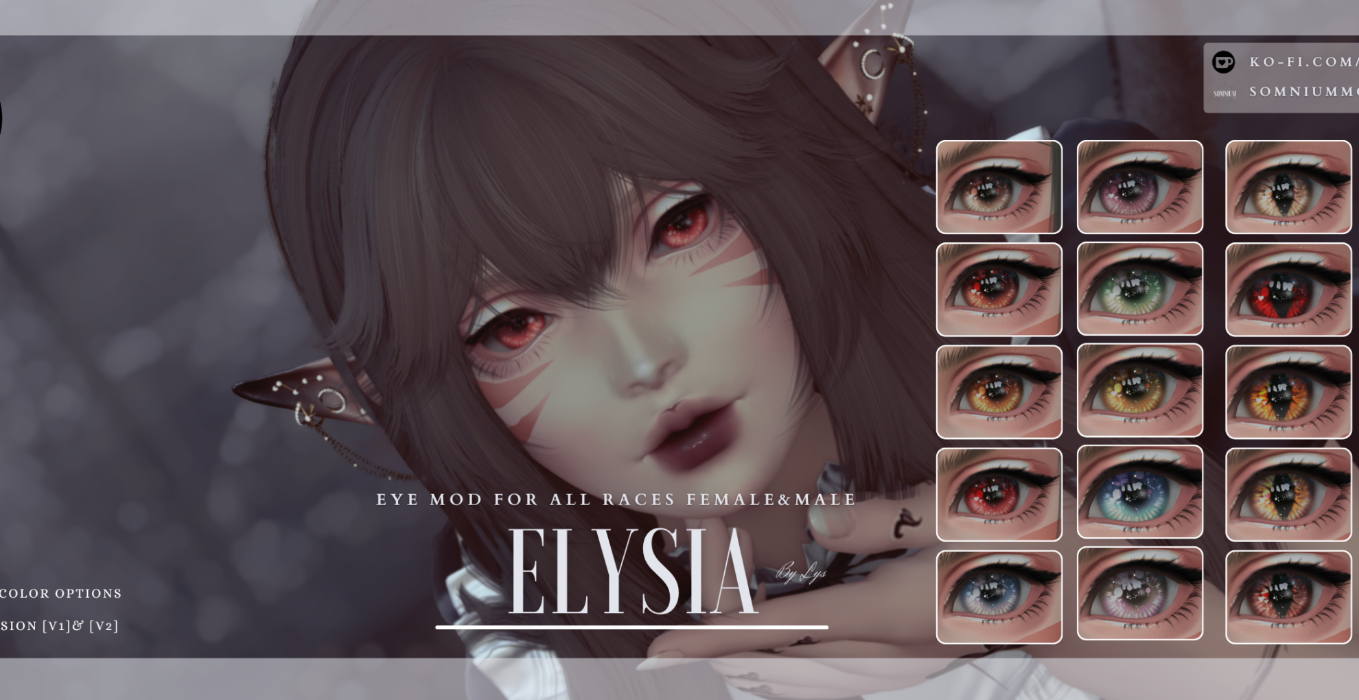 Elysia - Eye Mod - Female&Male [DT Update] - The Glamour Dresser ...