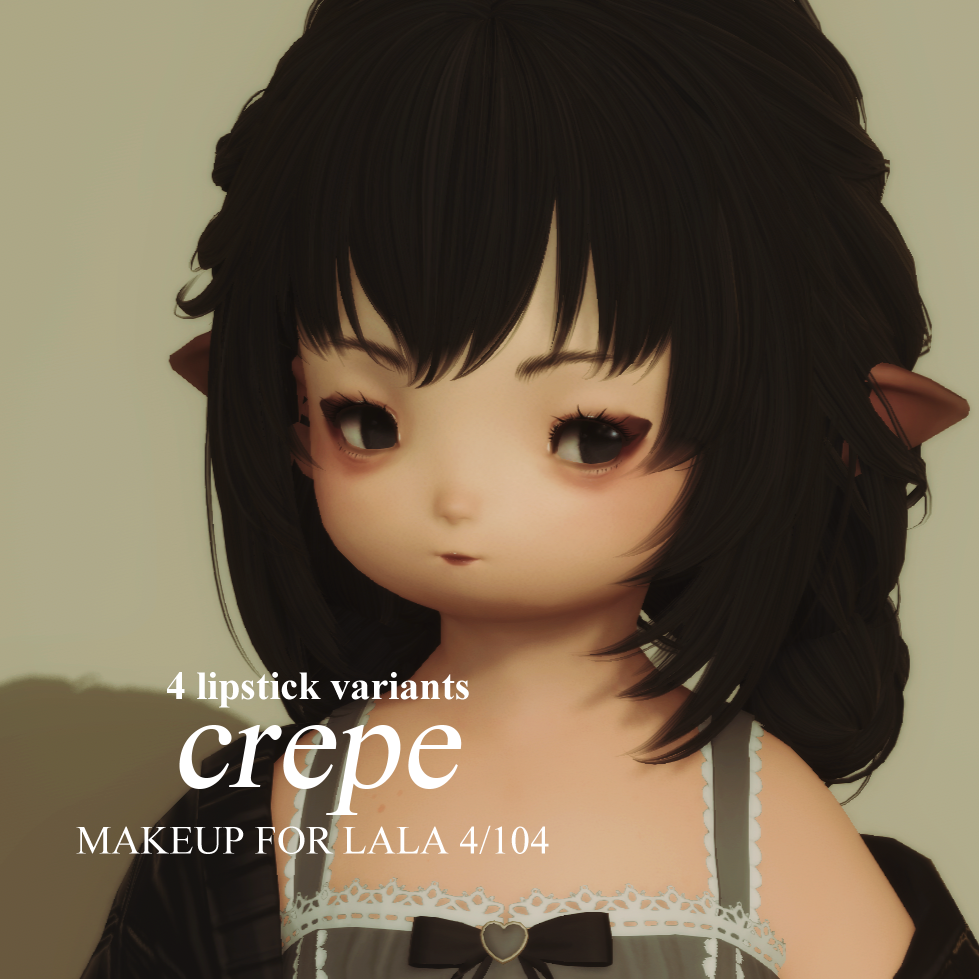 crepe - makeup for all f lalas - The Glamour Dresser : Final Fantasy ...