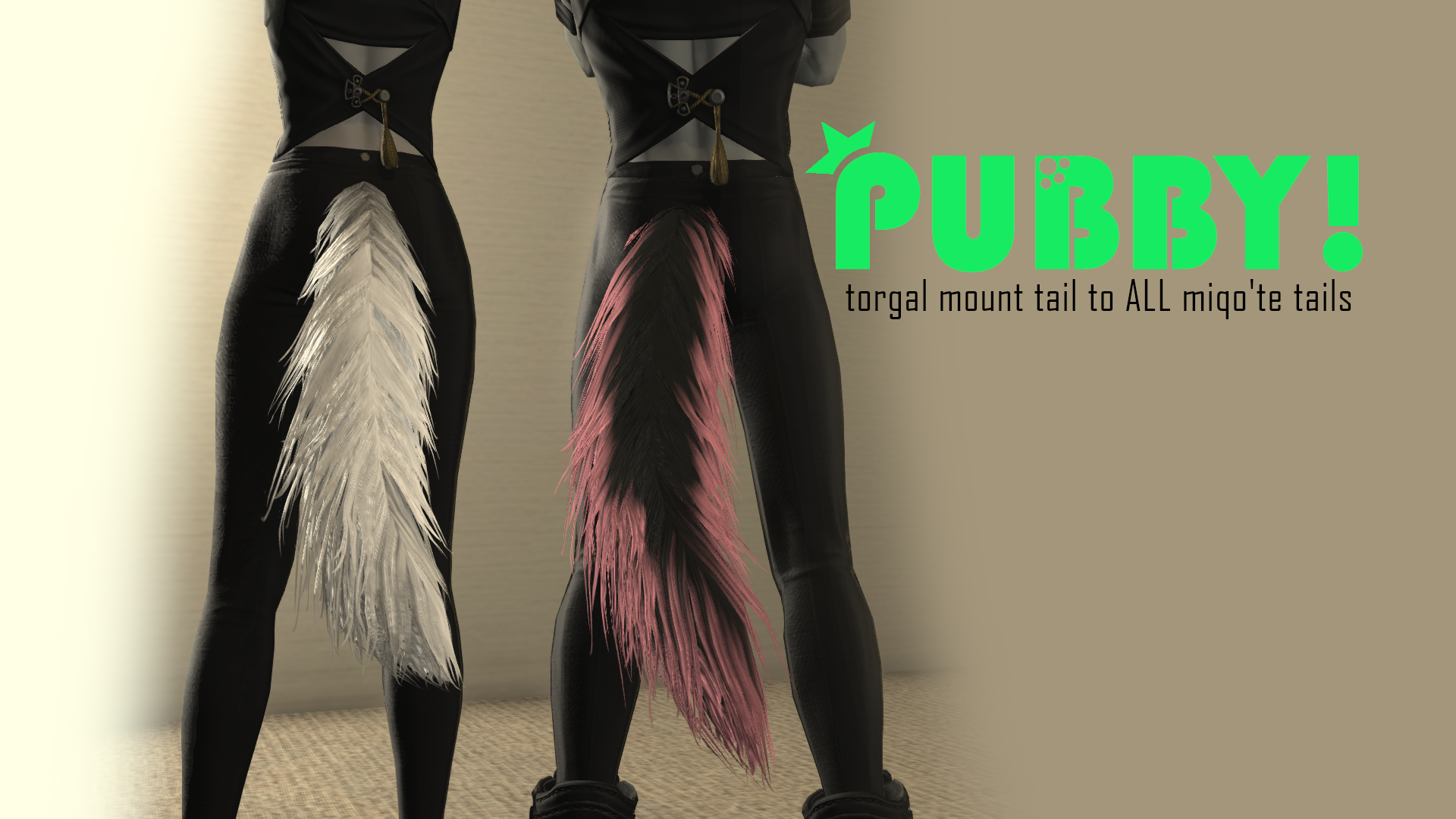 PUBBY! Torgal Tail for ALL Miqo - The Glamour Dresser : Final Fantasy ...