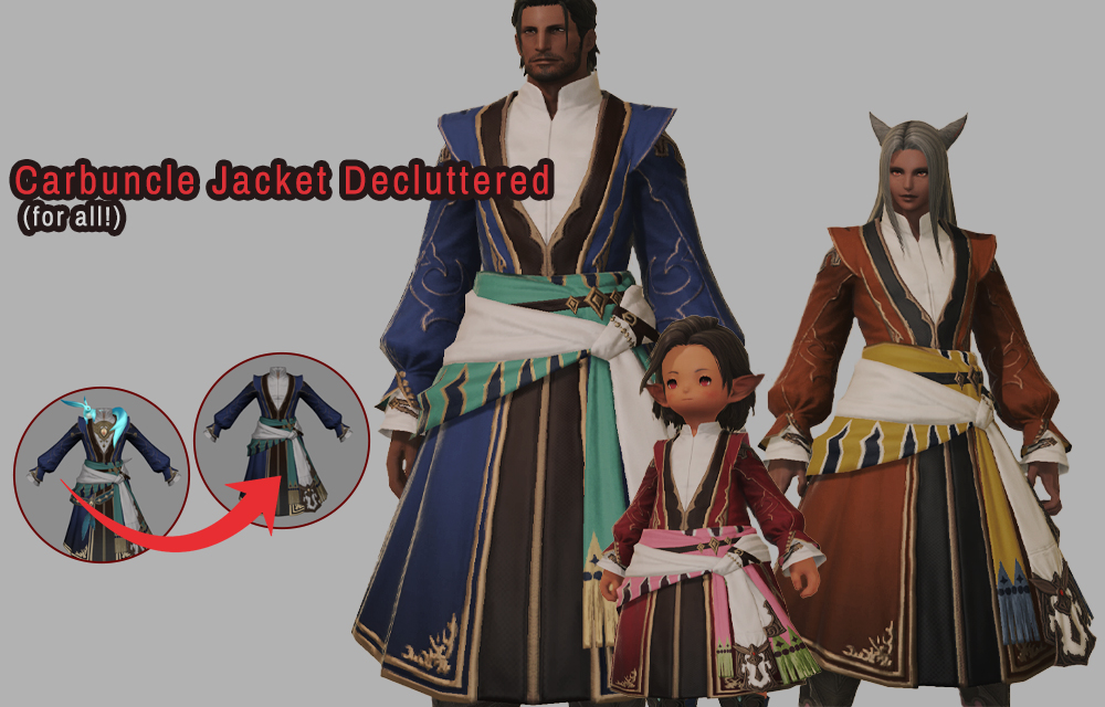 Carbuncle jacket decluttered for all! - The Glamour Dresser : Final ...