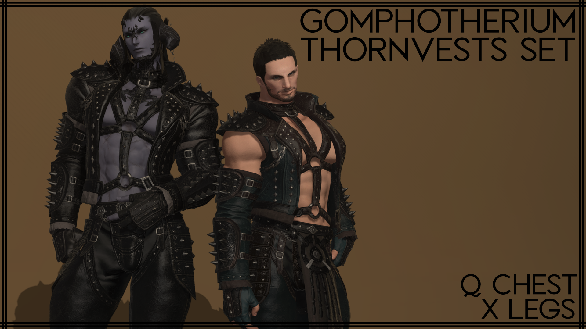 Gomphotherium Thornvests Set - TBSE-Q Chest, TBSE-X Legs - The Glamour ...