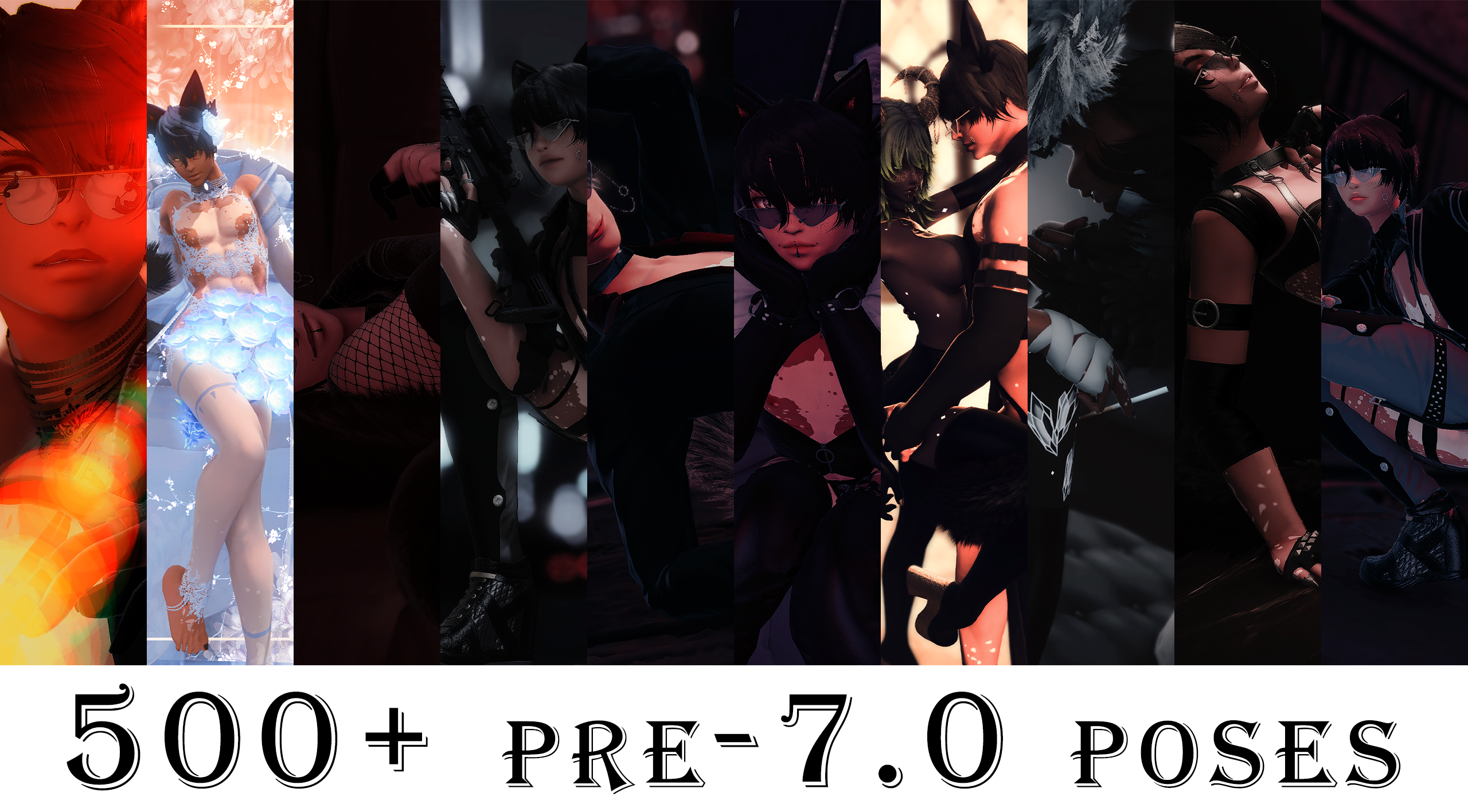 [Xavi] Poses Archive 6.0 - The Glamour Dresser : Final Fantasy XIV Mods and More