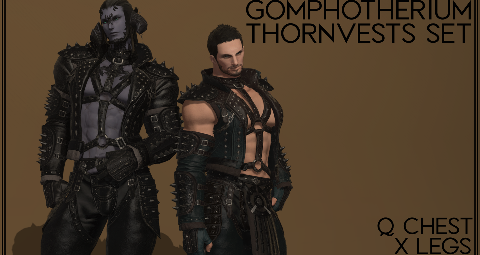 Gomphotherium Thornvests Set - TBSE-Q Chest, TBSE-X Legs - The Glamour ...