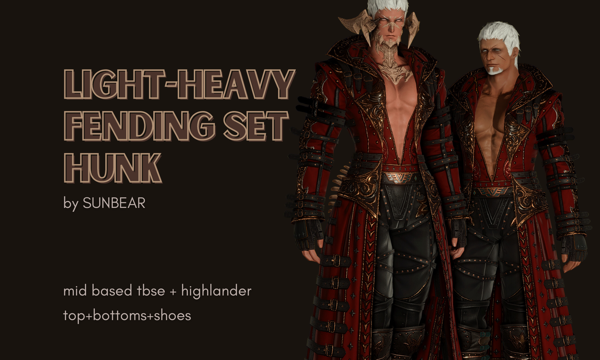 [DT] Light-heavy Fending Set Hunk - The Glamour Dresser : Final Fantasy ...