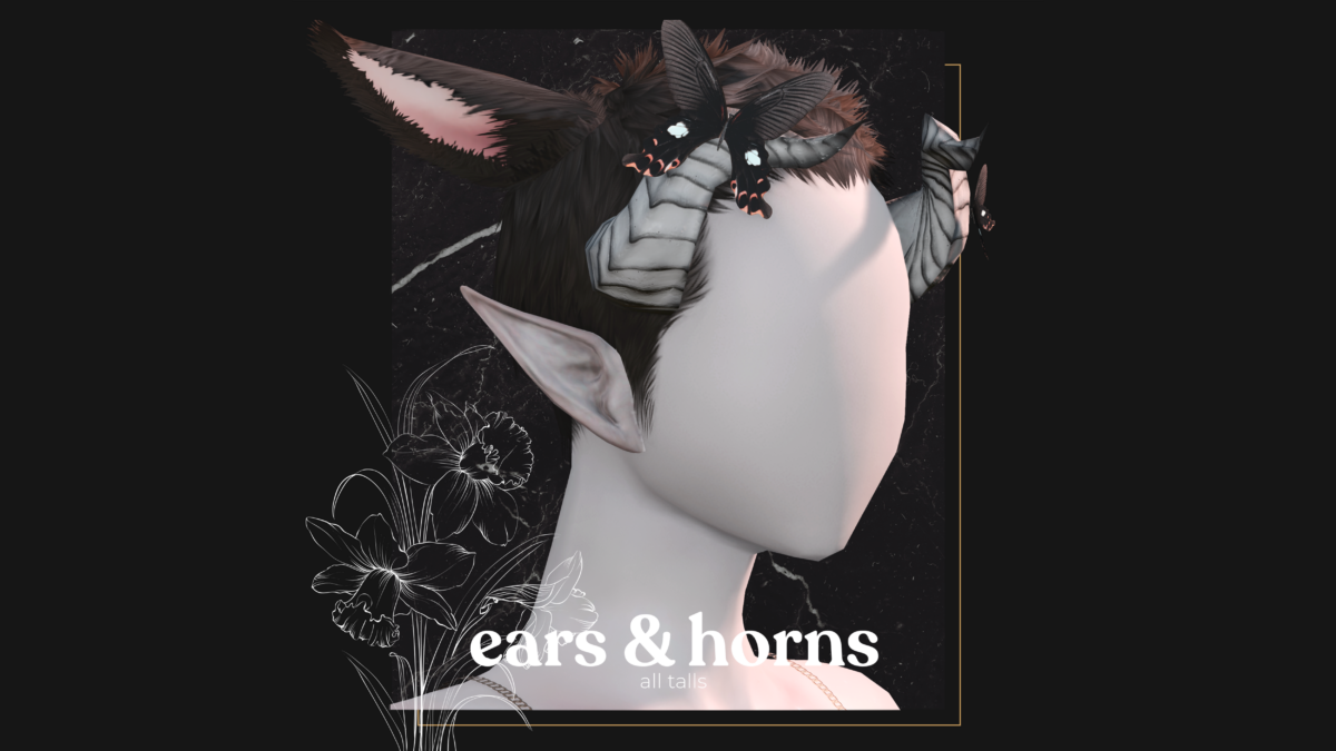[DT] ears & horns - The Glamour Dresser : Final Fantasy XIV Mods and More