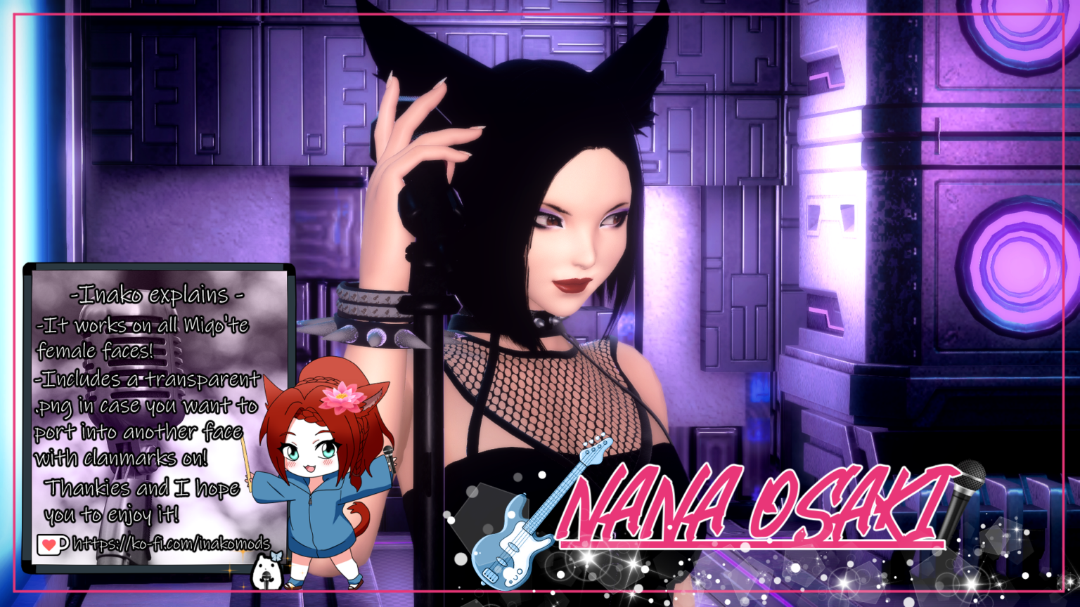 [Inako] Nana Osaki [DT] - The Glamour Dresser : Final Fantasy XIV Mods and More