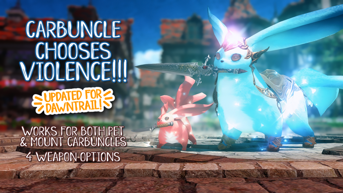 Carbuncle Chooses VIOLENCE (Pet & Mount) - The Glamour Dresser : Final ...