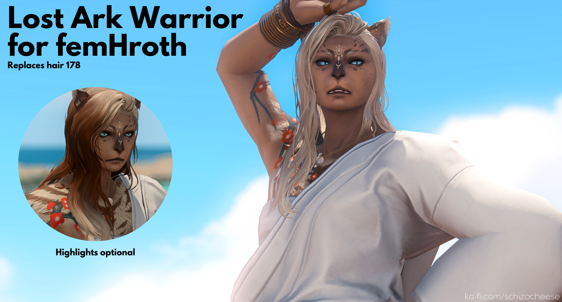 【玲】Lost Ark Warrior for femHroth - The Glamour Dresser : Final Fantasy XIV Mods and More