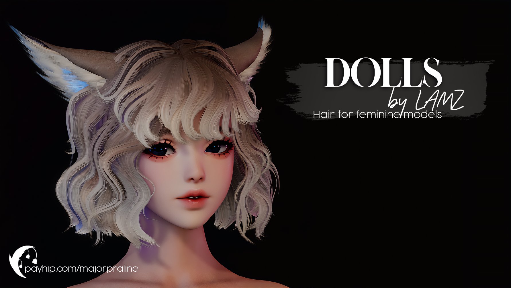 [7.0+] Dolls by LAMZ - Hair - The Glamour Dresser : Final Fantasy XIV ...