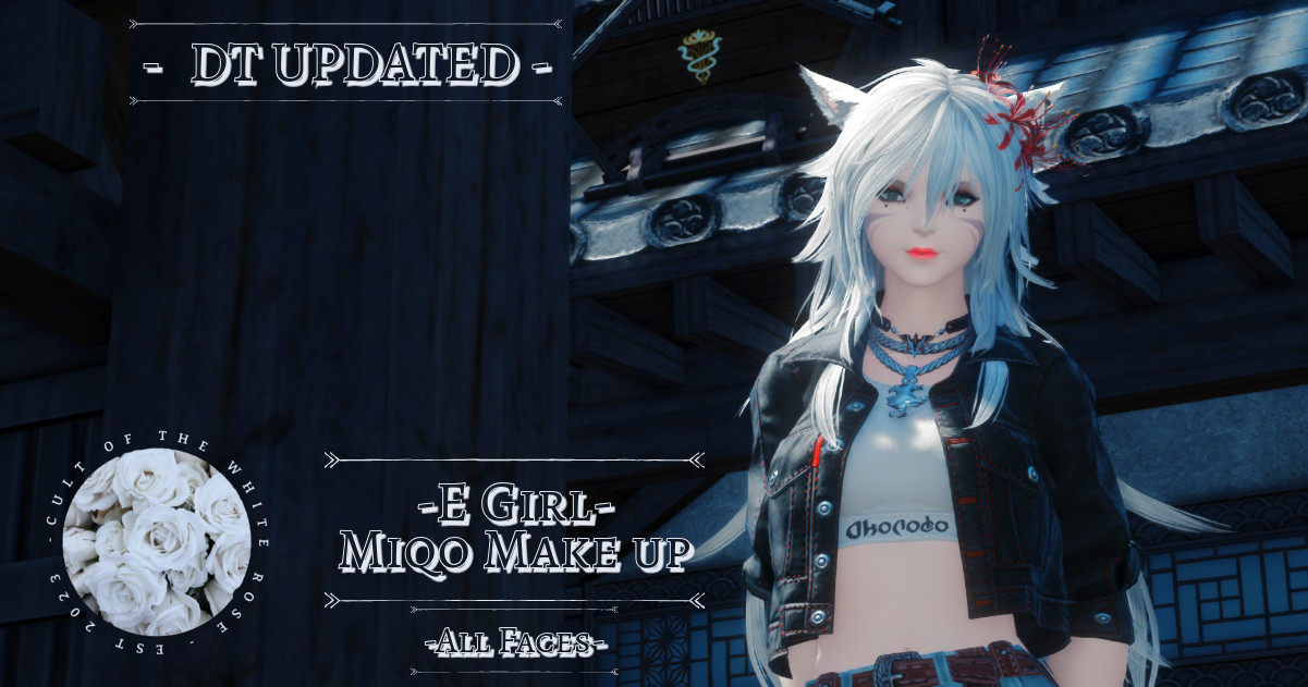 Deadly Queen All Viera Faces Make Up Dt Updated The Glamour Dresser Final Fantasy Xiv
