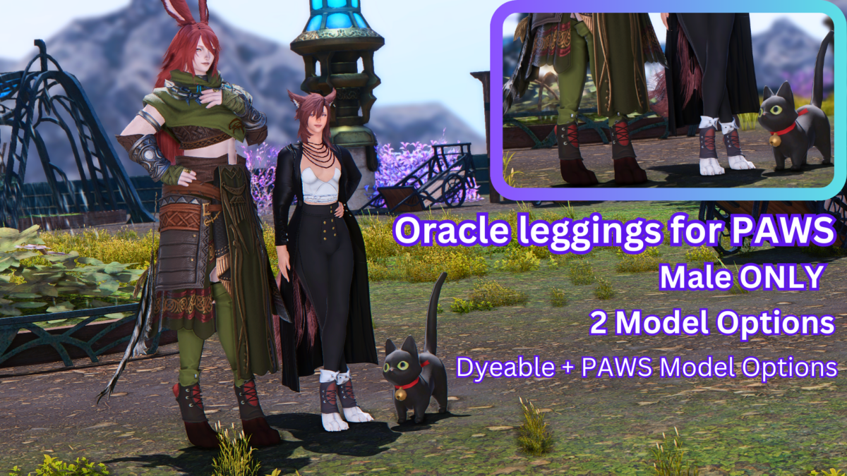 Oracle Leggings For PAWS - The Glamour Dresser : Final Fantasy XIV Mods ...