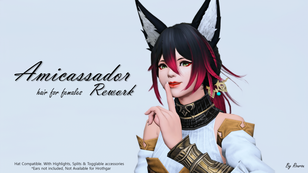 Rourou's Workshop, FFXIV Mod creator at The Glamour Dresser