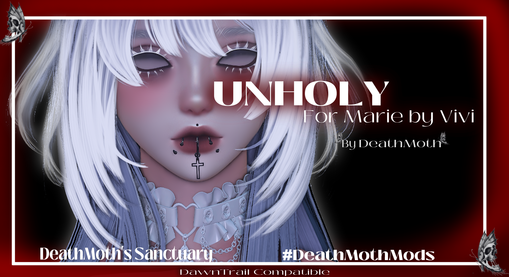 [DeathMoth] UNHOLY For Marie by Vivi for all Marie Options - The Glamour Dresser : Final Fantasy ...