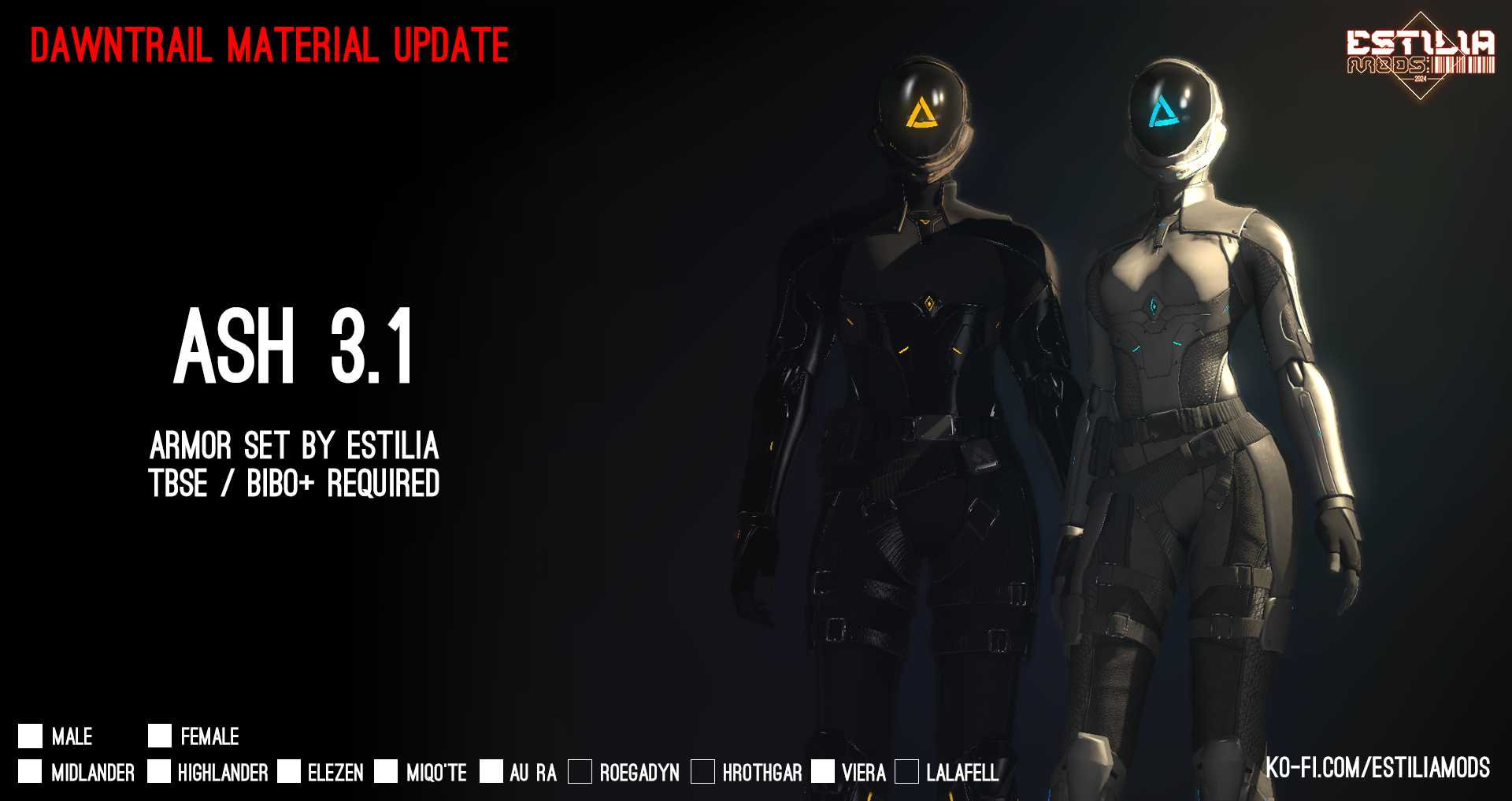 [ESTILIA] ASH [REWORK] 3.1 [DT-update] - The Glamour Dresser : Final ...