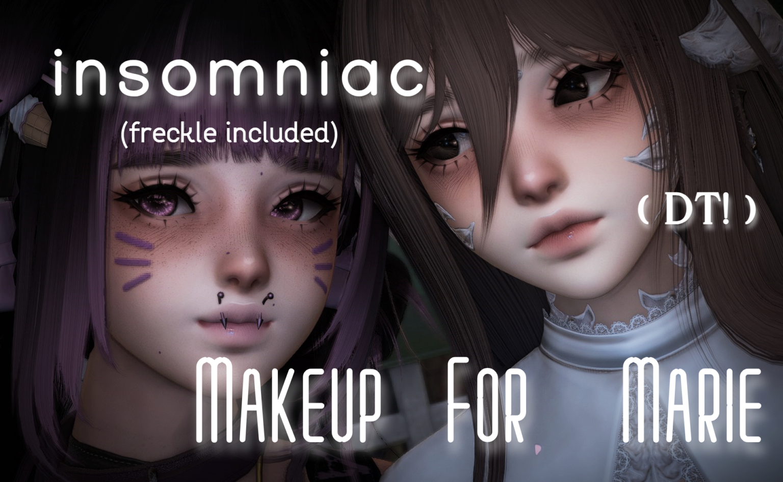 insomniac [MAKEUP FOR MARIE] MIQO, AURA, VIERA (DT!) - The Glamour Dresser