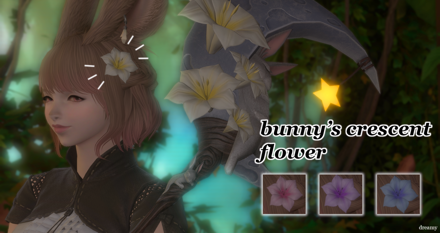 [dreamy] bunny's crescent flower (dt) - The Glamour Dresser : Final ...