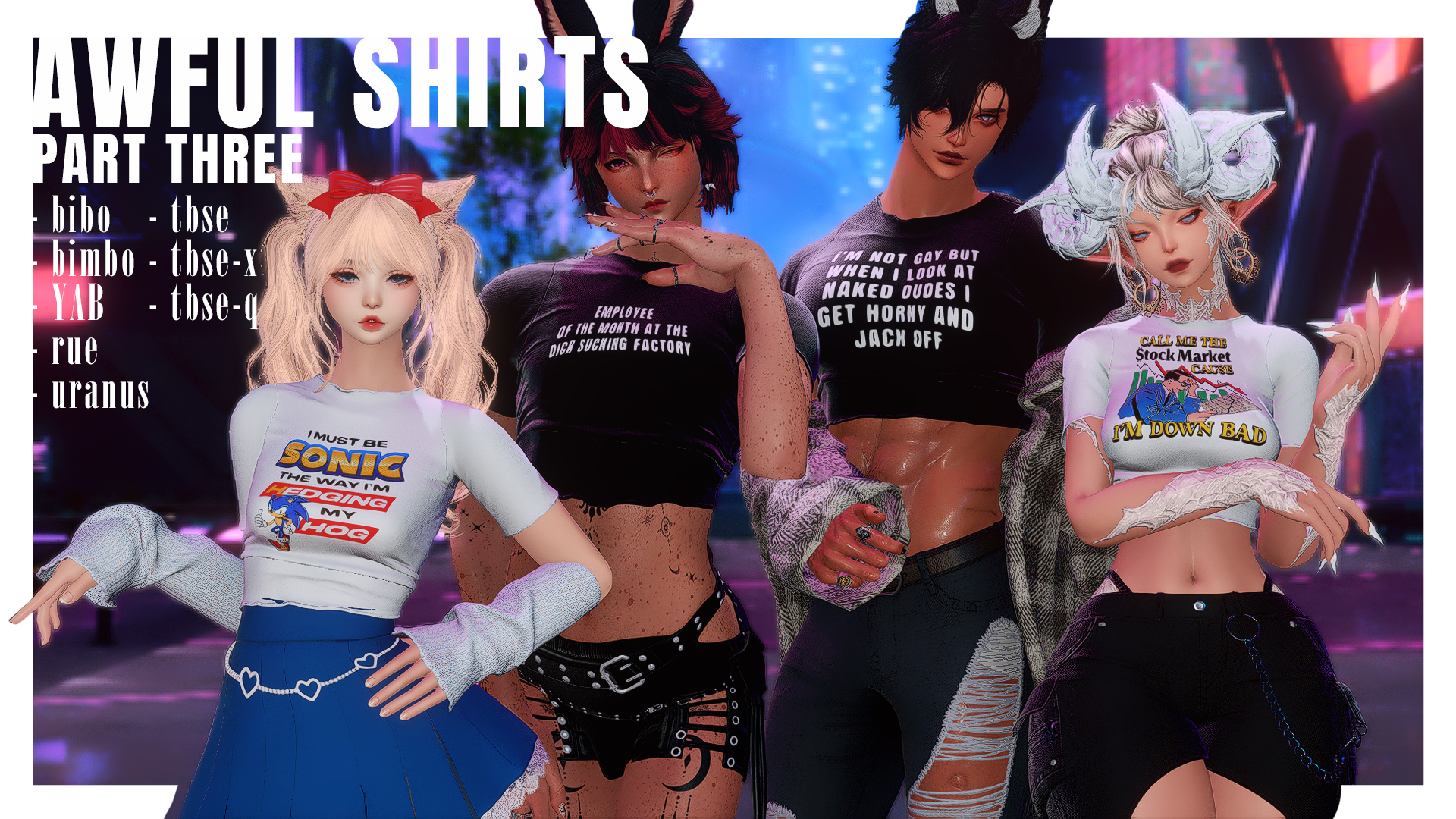 Awful Shirts Part 3 - The Glamour Dresser