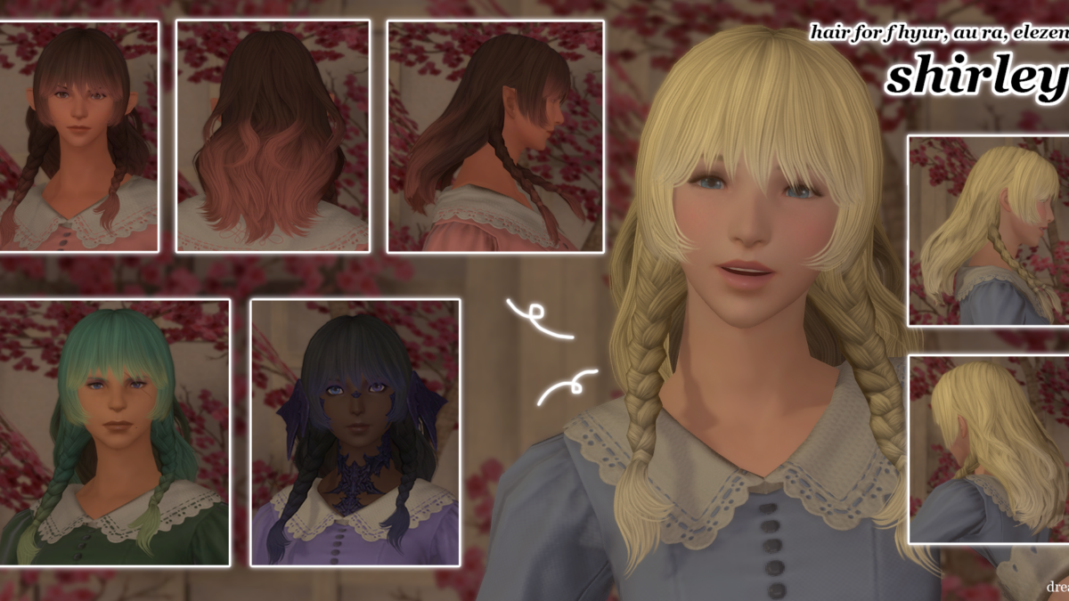 Hair Mod Archives - FFXIV mods hosted on The Glamour Dresser